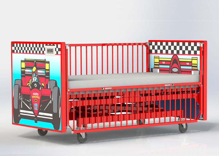 Hospital bed - RACE CAR - HARD Manufacturing CO., INC - electric ...