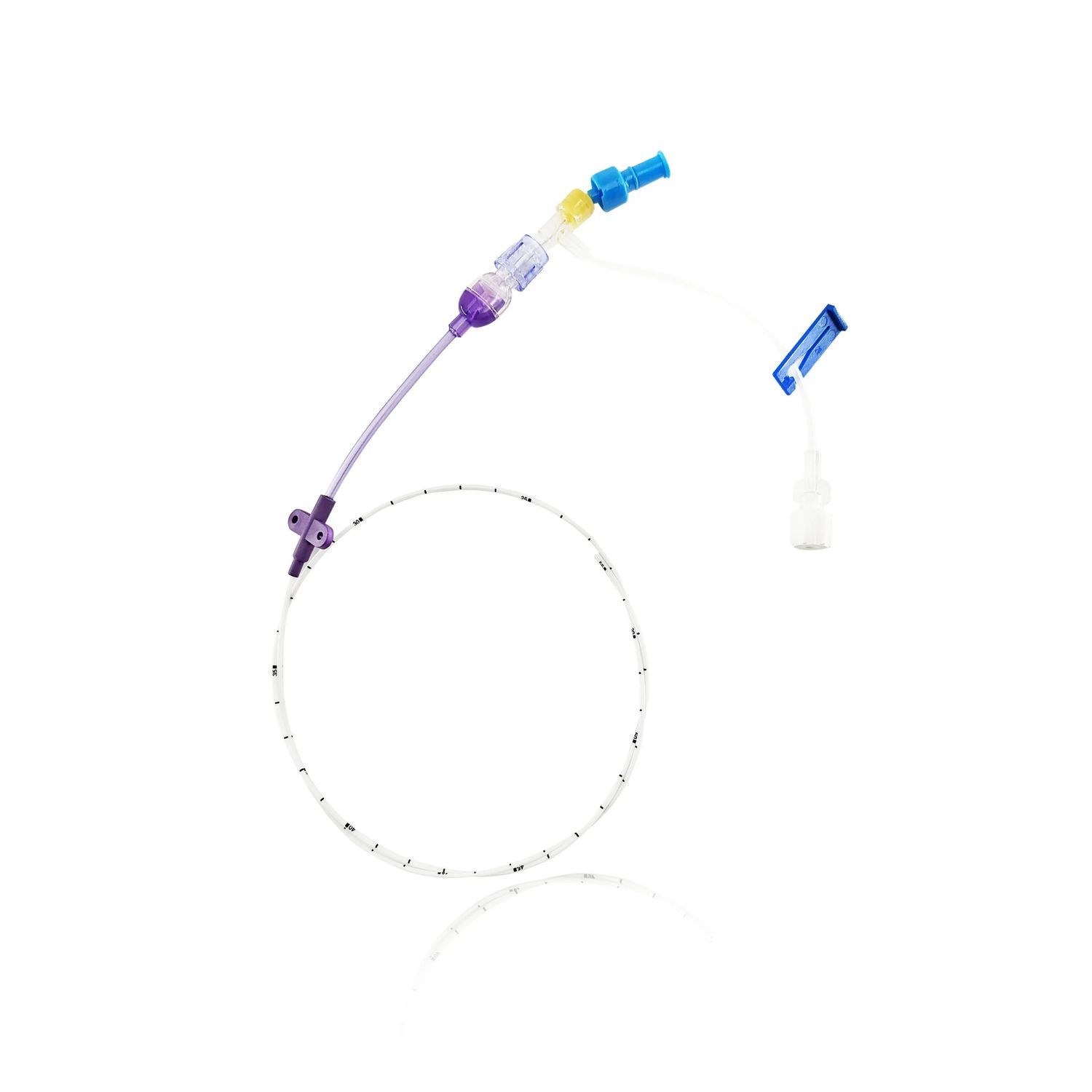 Peripheral catheter - PICC - Lepu Medical - steerable / double-lumen ...