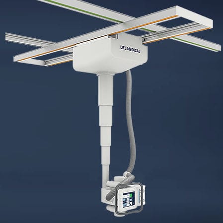 Ceiling-mounted X-ray tube stand - OTC18T - DEL Medical