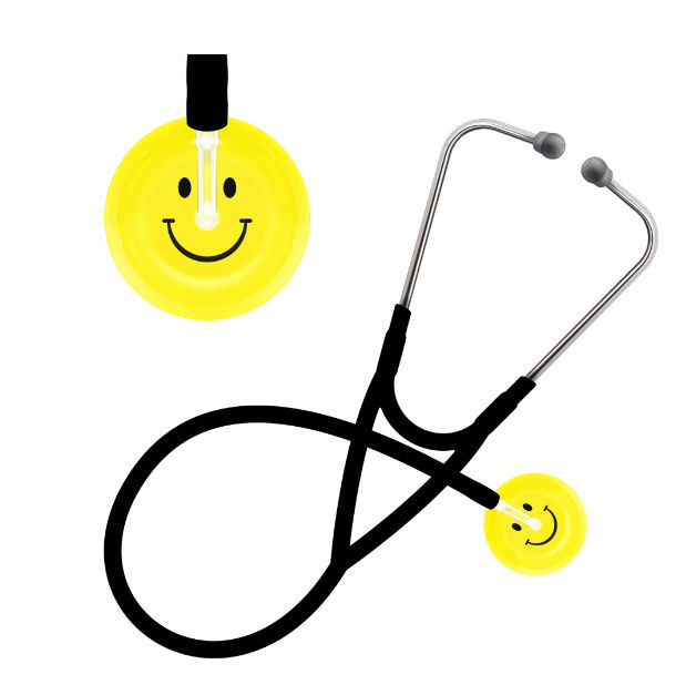 Cardiology stethoscope - Smiley - UltraScope - single-head / stainless ...
