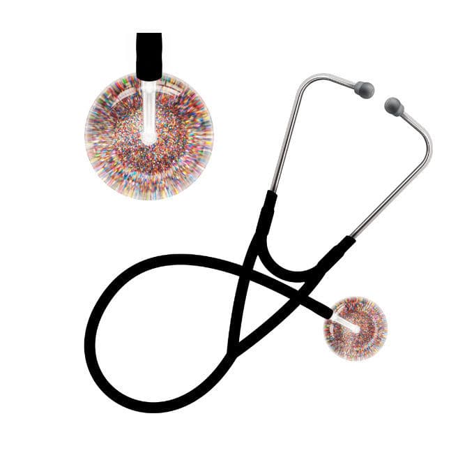 Cardiology stethoscope - Glitter & Sparkly - UltraScope - single-head ...
