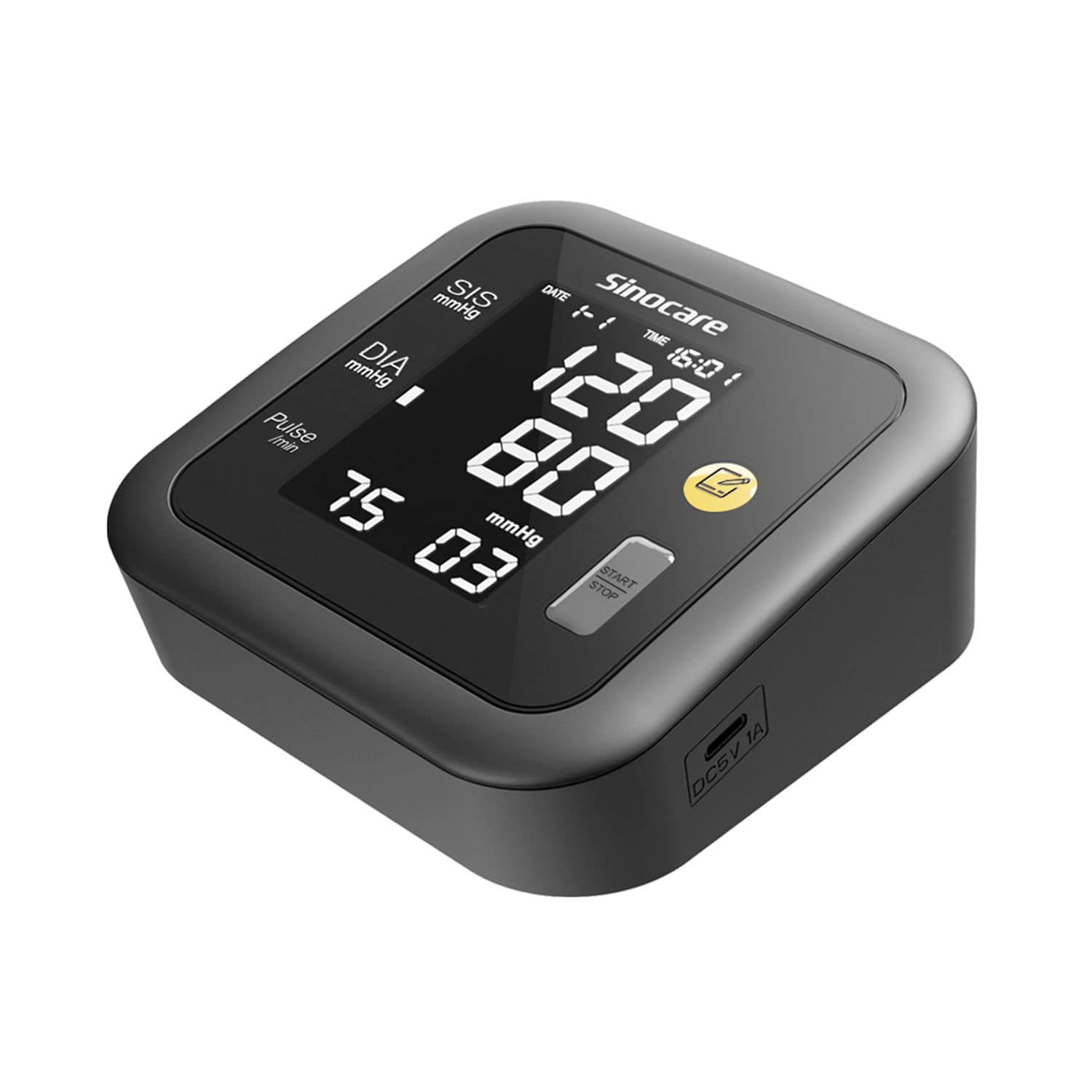 Automatic blood pressure monitor - BA-829 - Sinocare - oscillometric