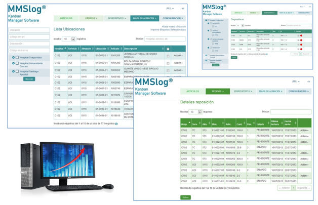 Management software - MEDICAL MODULAR SYSTEM S.A. (MMS) - for control ...
