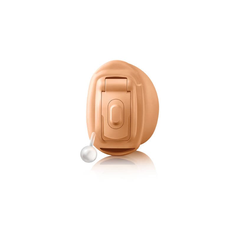 ITE hearing aid - flow+ - Hansaton Akustik - brown / black