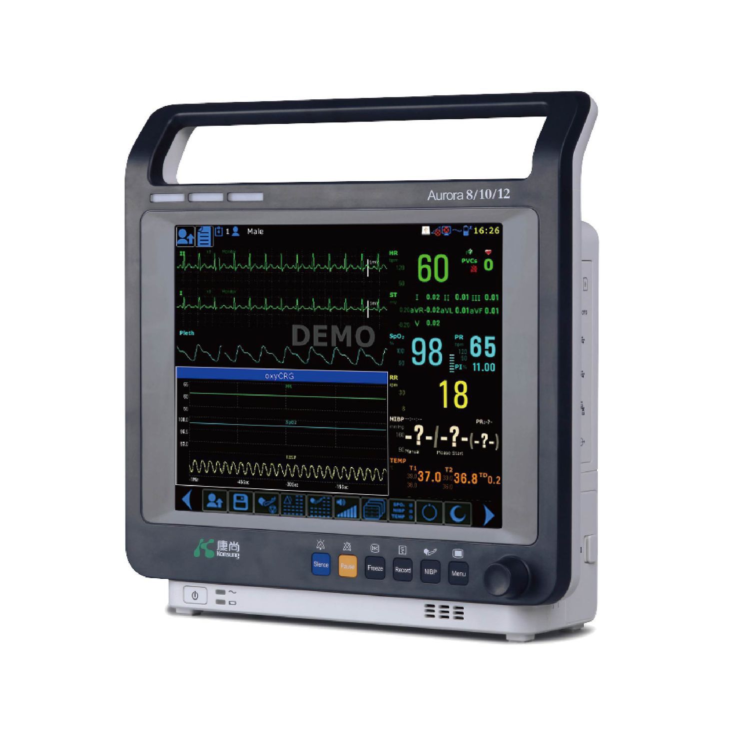Portable patient monitor - Aurora 12 - Jiangsu Konsung Medical ...