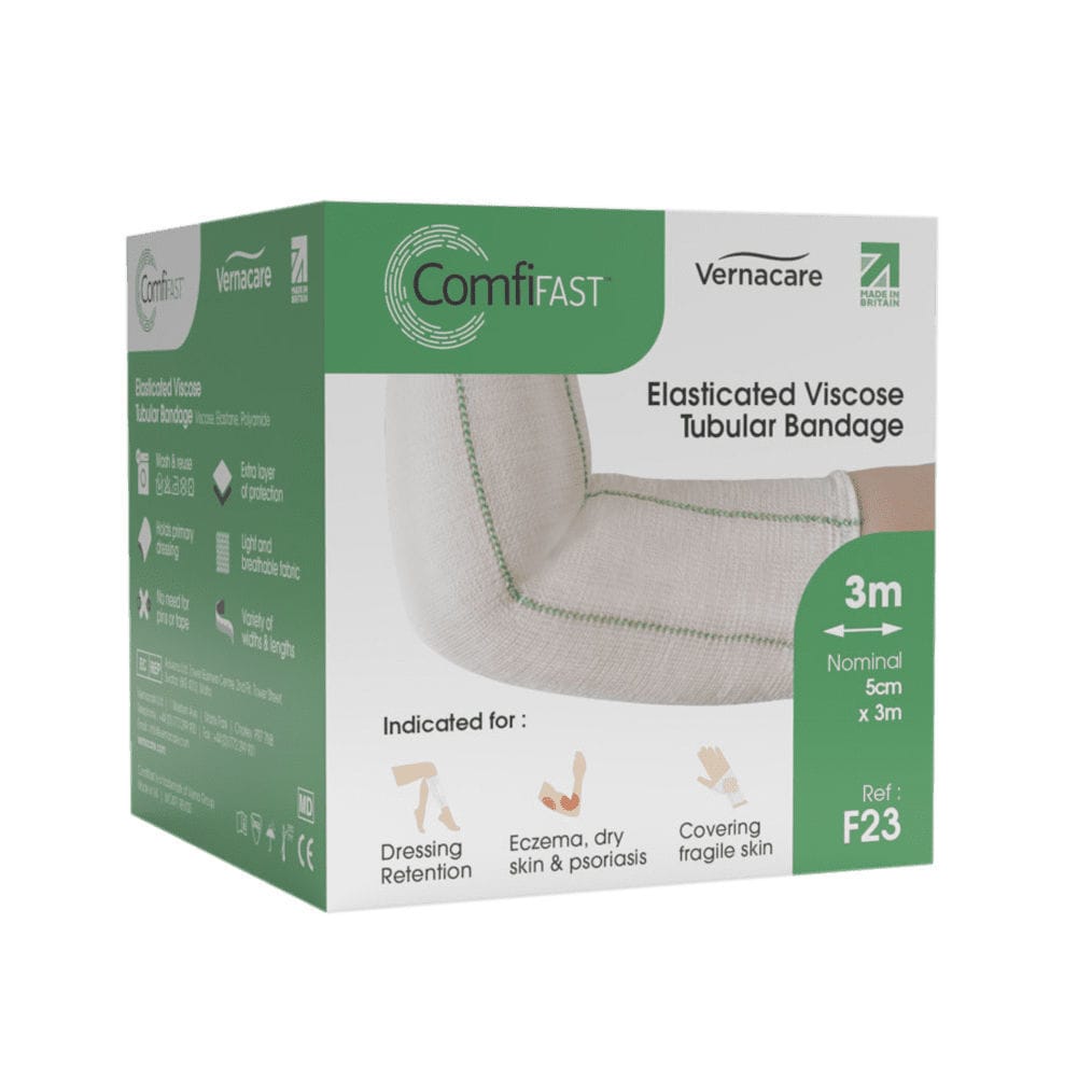 Elastic tubular bandage - ComfiFast™ Green Line F25 - Vernacare ...