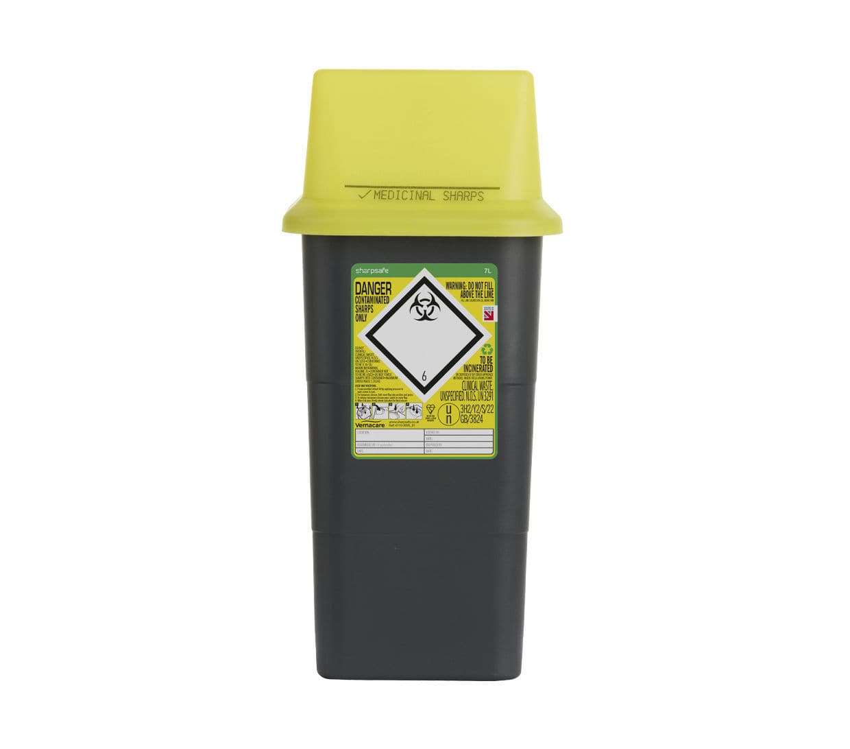 Waste container - 5110XXXX - Vernacare - safe