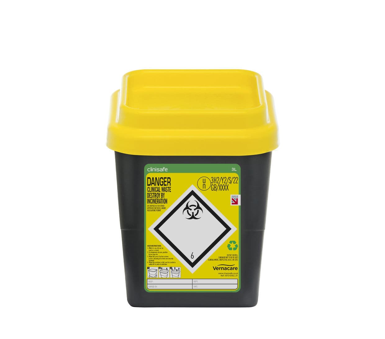 Waste container - 5010XXXX - Vernacare - laboratory / safe