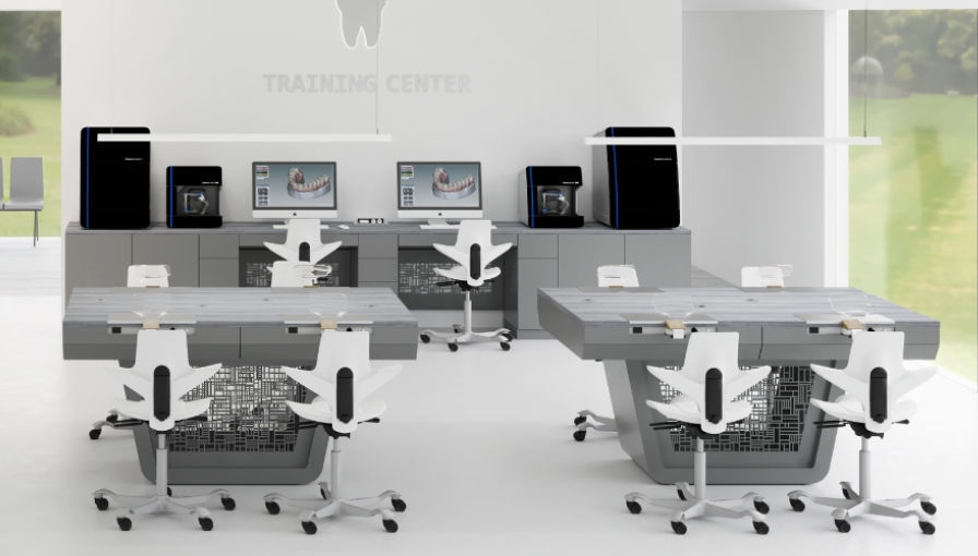Training dental laboratory workstation - PROGETTO 3 - CATO - with ...