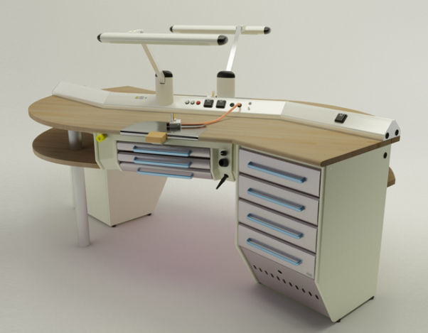 Double dental laboratory workstation - Operativa 8 - CATO