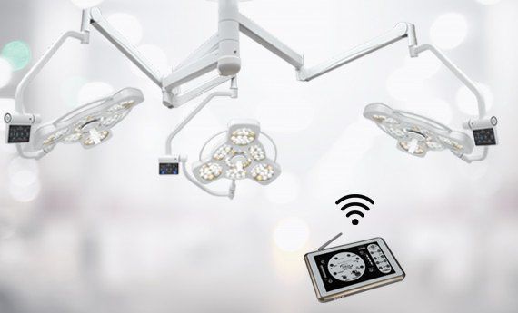 Ceiling-mounted surgical light - MASTER - Etkin Medical Devices - LED ...