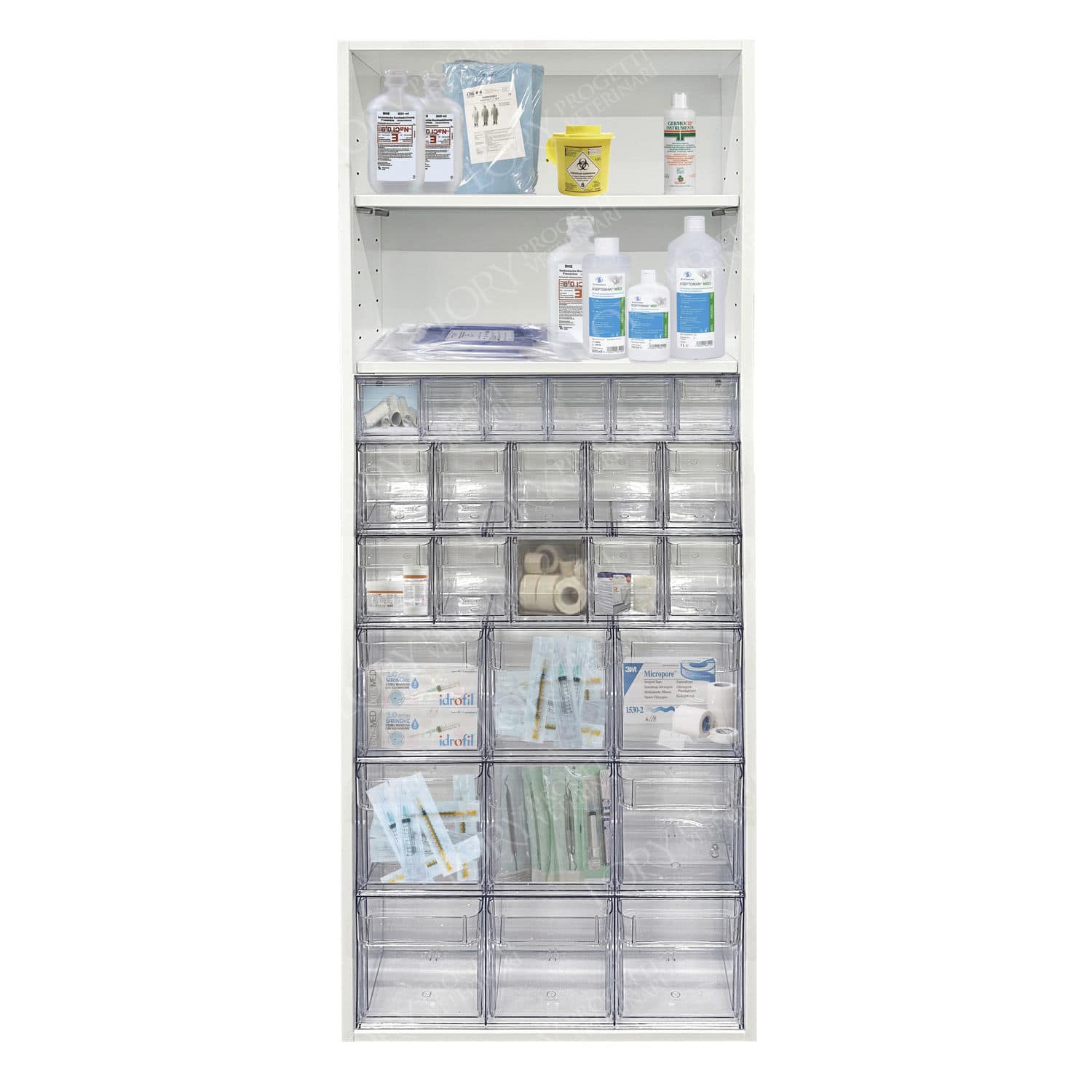 Veterinary clinic cabinet - AR011 - Lory Progetti Veterinari srl - with ...