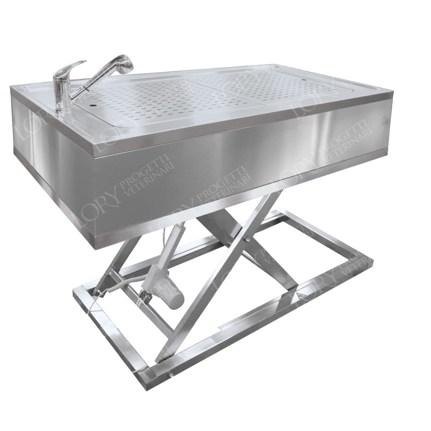 Floor-mounted grooming bathtub - LAWRENCE - Lory Progetti Veterinari ...
