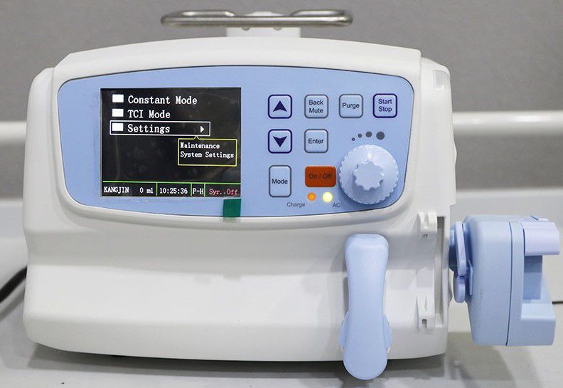 Anesthesia syringe pump - WRSP-605T - Rooe Medical - 1-channel / tCI ...