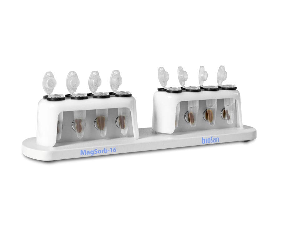 Tube laboratory rack - MagSorb-16 - Biosan - nucleic acid extraction