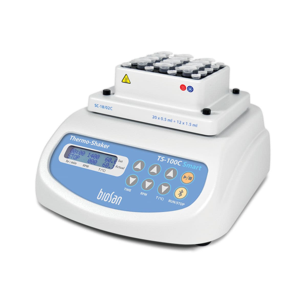 Orbital thermo-shaker - TS-100C Smart - Biosan - benchtop / compact ...