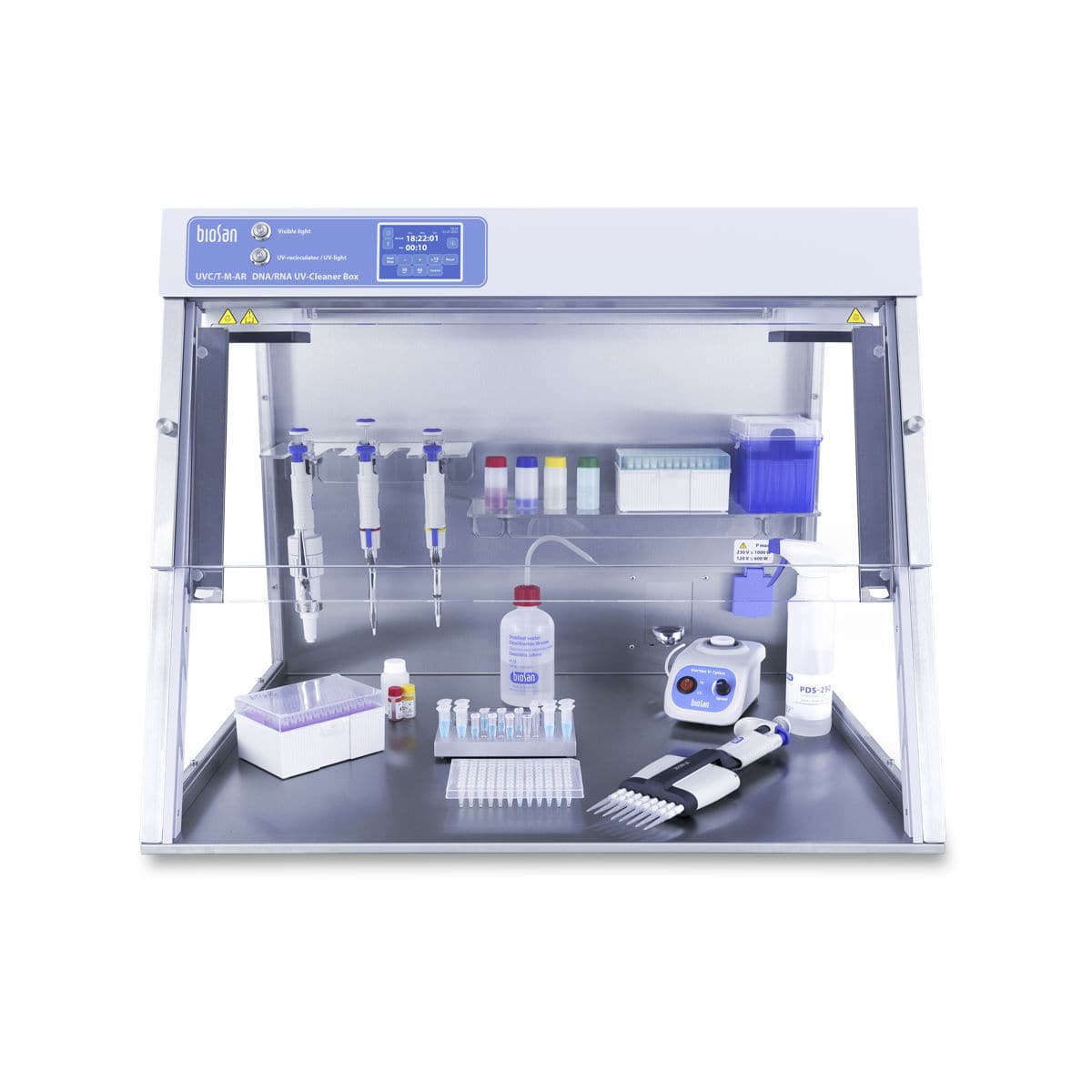 PCR laboratory workstation - UVC/T-M-AR - Biosan - for DNA and RNA ...