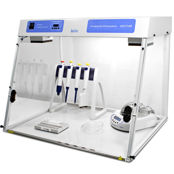 PCR laboratory workstation - UVC/T-AR - Biosan - for DNA and RNA ...