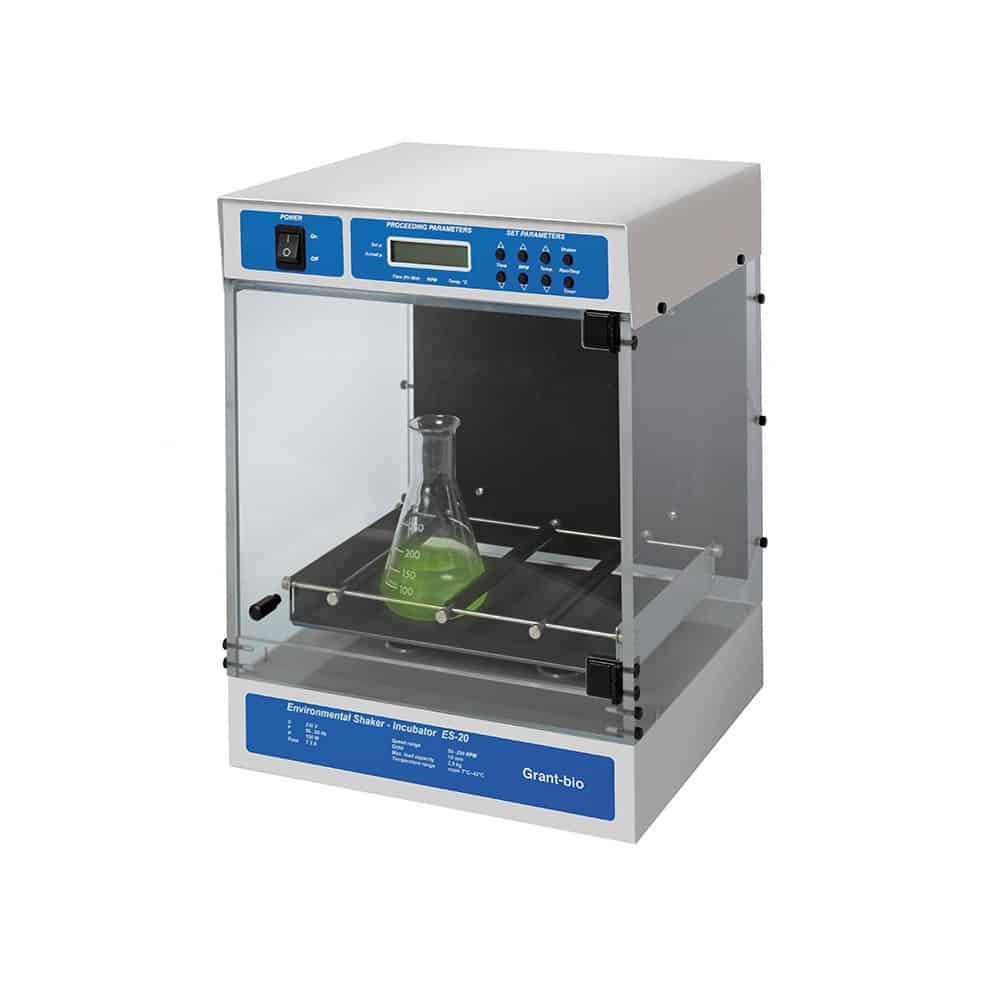 Laboratory shaker with incubator - ES-20 - Grant Instruments - digital ...