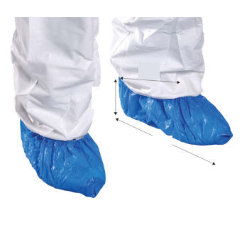 Laboratory medical shoe cover - CRITICAL COVER® CPE - ALPHA PROTECH