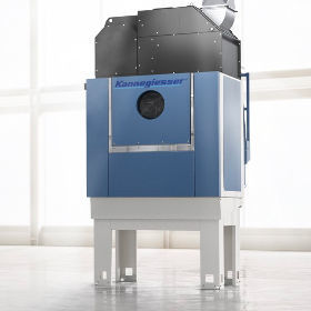 Front-loading clothes dryer - PowerDry - Kannegiesser - electric