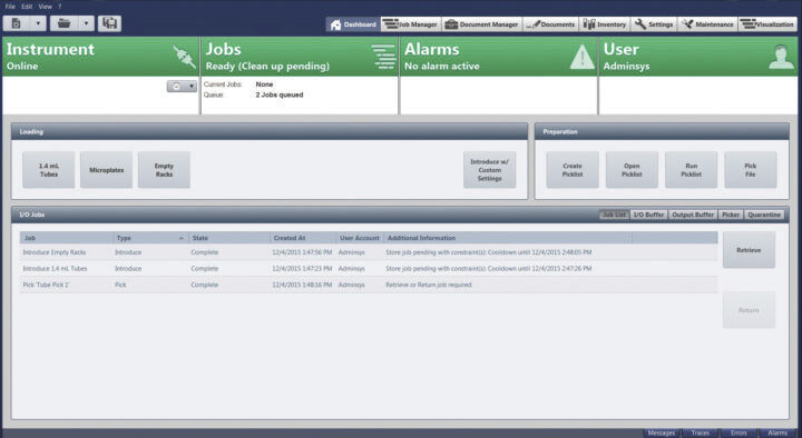 Sample analysis software - INSTINCT S - Hamilton Storage - management ...