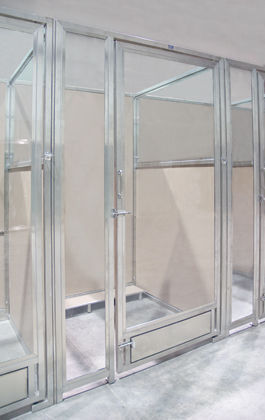 Veterinary clinic door - 1036-GD, 1048-GD - Tristar Vet - swing / glass ...