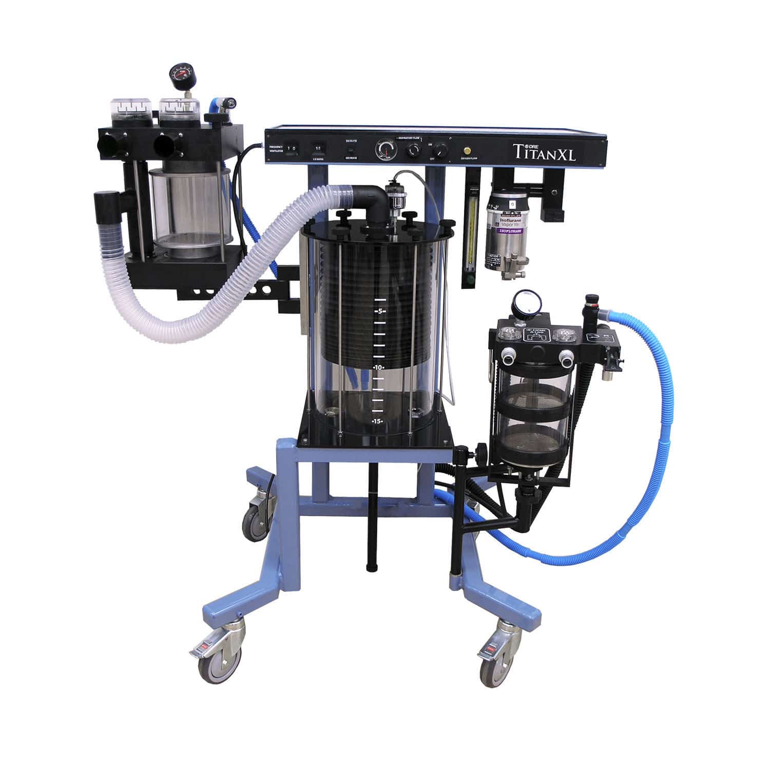 Trolley-mounted veterinary anesthesia workstation - Titan XL - DRE ...