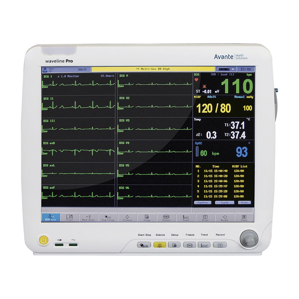 Portable vital signs monitor - Waveline Pro - DRE Veterinary - tabletop ...