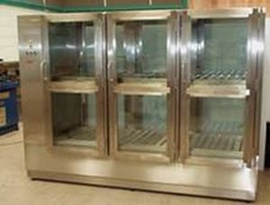 Cleanroom transfer hatch - Felcon - laminar flow / polypropylene