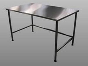 Clean room table - Felcon - rectangular / stainless steel