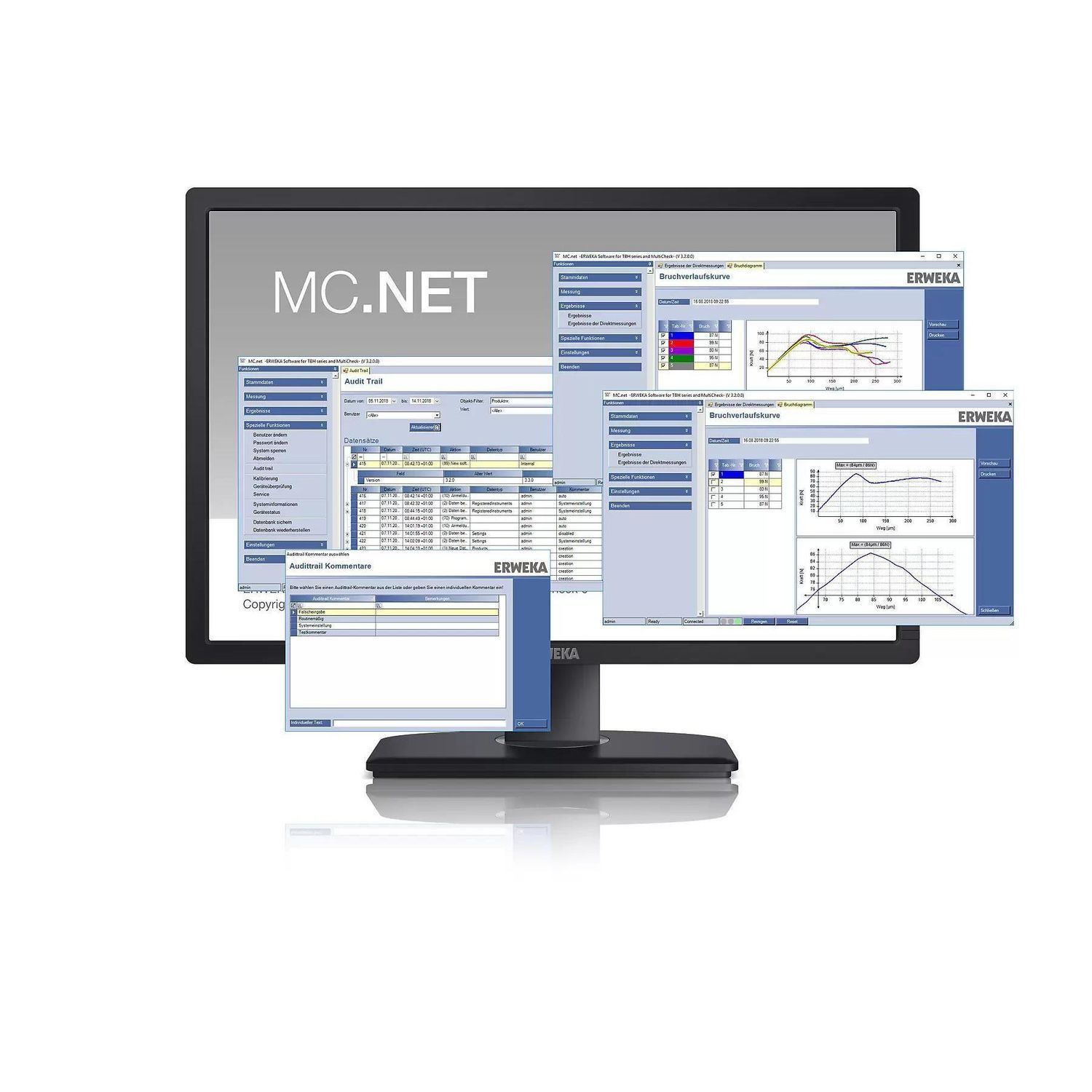 Management software - MC.NET - ERWEKA GmbH - analysis / data management ...