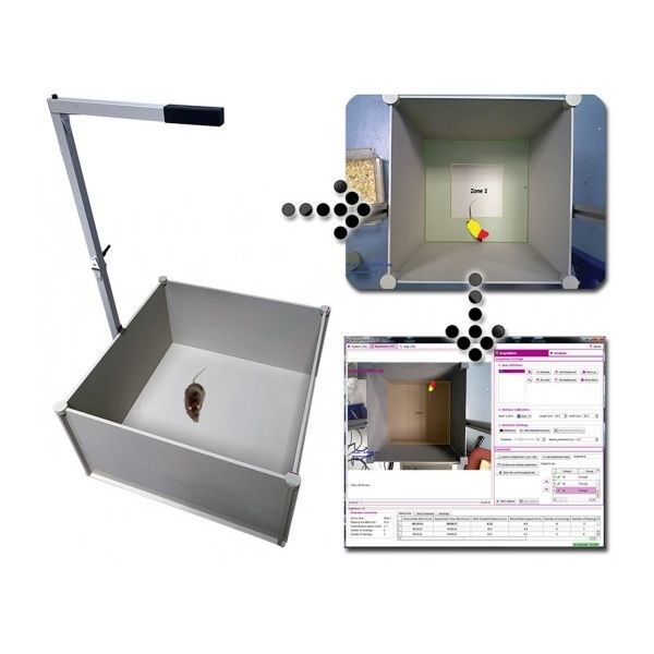 Animal research open field test - BIO-OF-3C - Bioseb - for preclinical ...