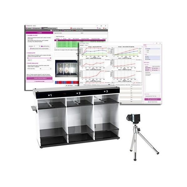Tail suspension test animal research cage - BIO-TST5 - Bioseb - for ...