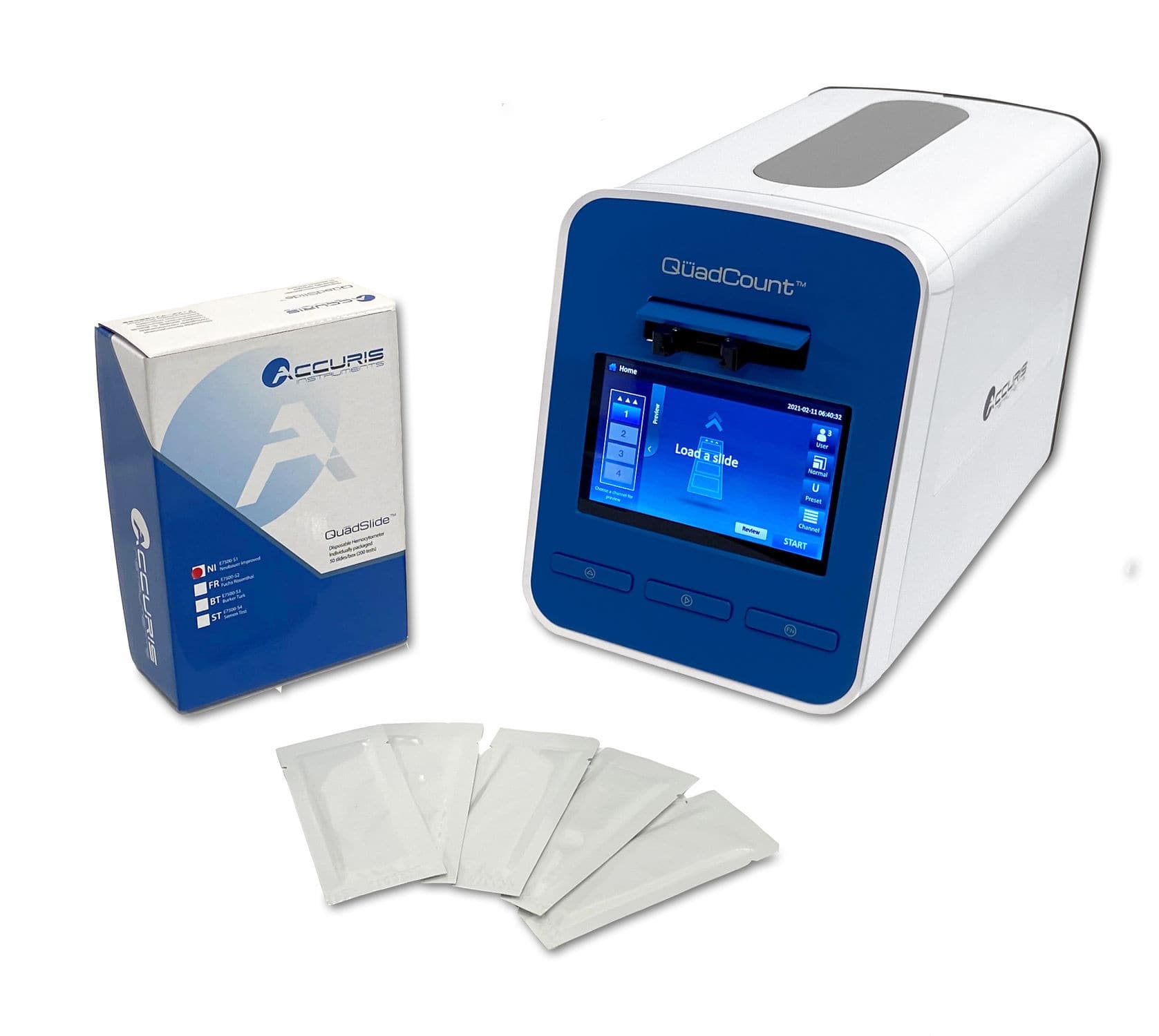 Automatic cell counter - QuadCount™ - BENCHMARK SCIENTIFIC - compact ...