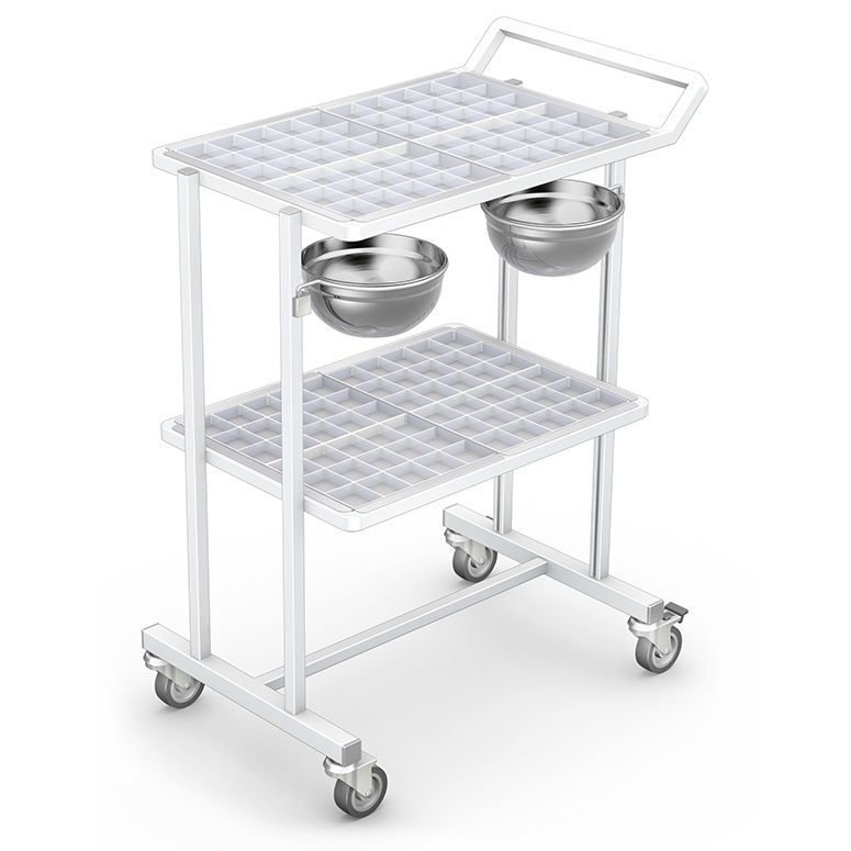 Medical trolley - WL series - TECHMED - medication / for instruments ...
