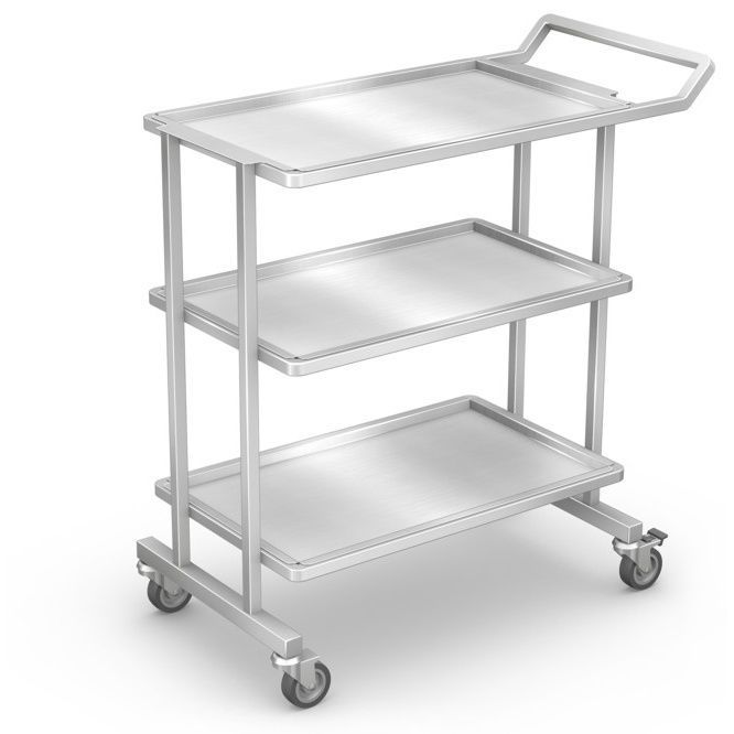 Medical trolley - K-3 type D-01 - TECHMED - for instruments / equipment ...
