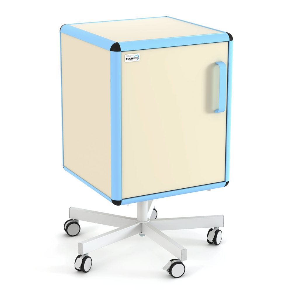 Hospital cabinet - ALUMED series - TECHMED - mobile