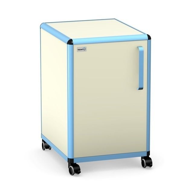 Hospital cabinet - KN series - TECHMED - mobile / stainless steel