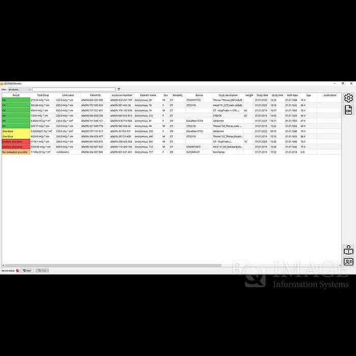 Medical imaging software - iQ-DOSE - IMAGE Information Systems ...