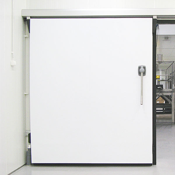 Laboratory coldroom door - SD7 series - Porkka - sliding / double