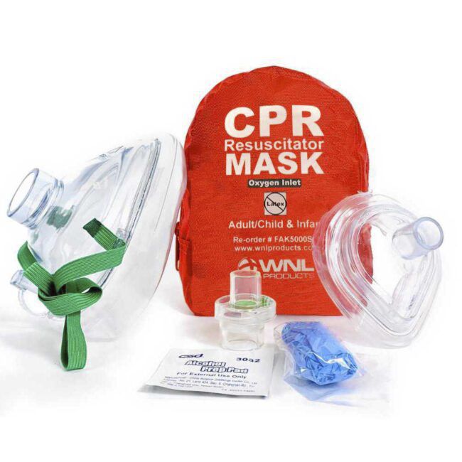 CPR resuscitation mask - FAK5000SGI - WNL Products - training / latex ...