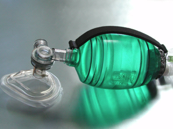 Adult manual resuscitator - 4000 - BLS Systems Limited - with pop-off ...