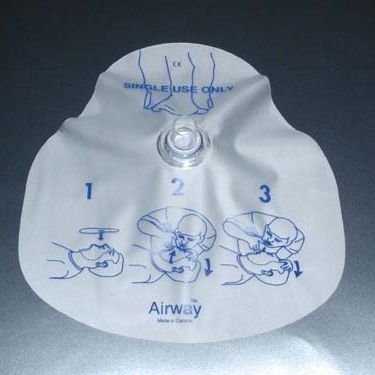 Mouth-to-mouth resuscitation mask - 2030 - BLS Systems Limited - latex ...