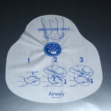 Mouth-to-mouth resuscitation mask - 3000 - BLS Systems Limited - latex ...