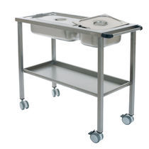 Trolley with basin bracket - All medical device manufacturers