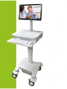 Medical COW - AMT500 - Athena Medical - for panel PC / mobile / with drawer