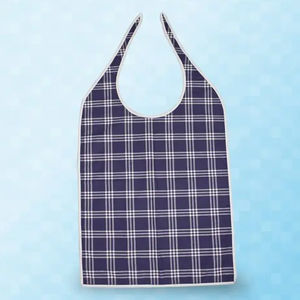 Reusable medical bib - BA001 - CLINIBED - adult / blue / white