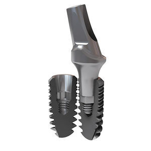 Conical implant abutment - TWINKON® - Global D - titanium / external ...