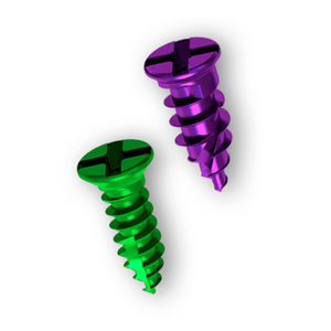 Maxillofacial compression bone screw - ORTRAUTEK - Global D - metallic